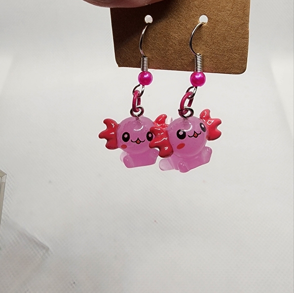 Jewelry | Pink Creature Earrings | Poshmark